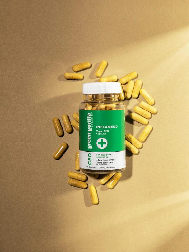 Inflamend CBD Oil Capsules for Sale | Green Gorilla™